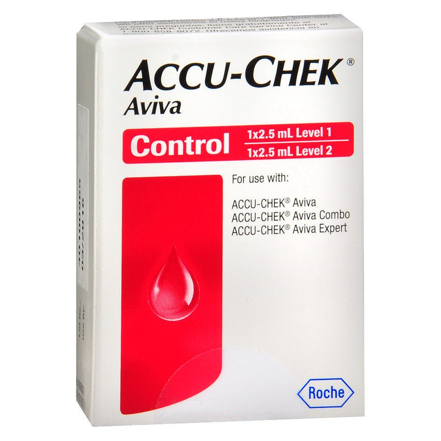 Accu-Chek Aviva Control Solution – Level 1 & 2, Sealed – Affordable OTC
