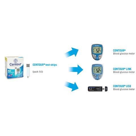Bayer Ascensia Contour Test Strips 100 Count - Affordable OTC