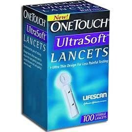 OneTouch UltraSoft Lancets 100ct – Gentle, Painless Testing ...