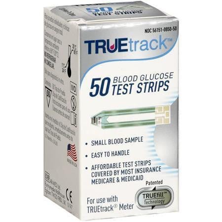 True Track Glucose Test Strips 50ct – Affordable OTC